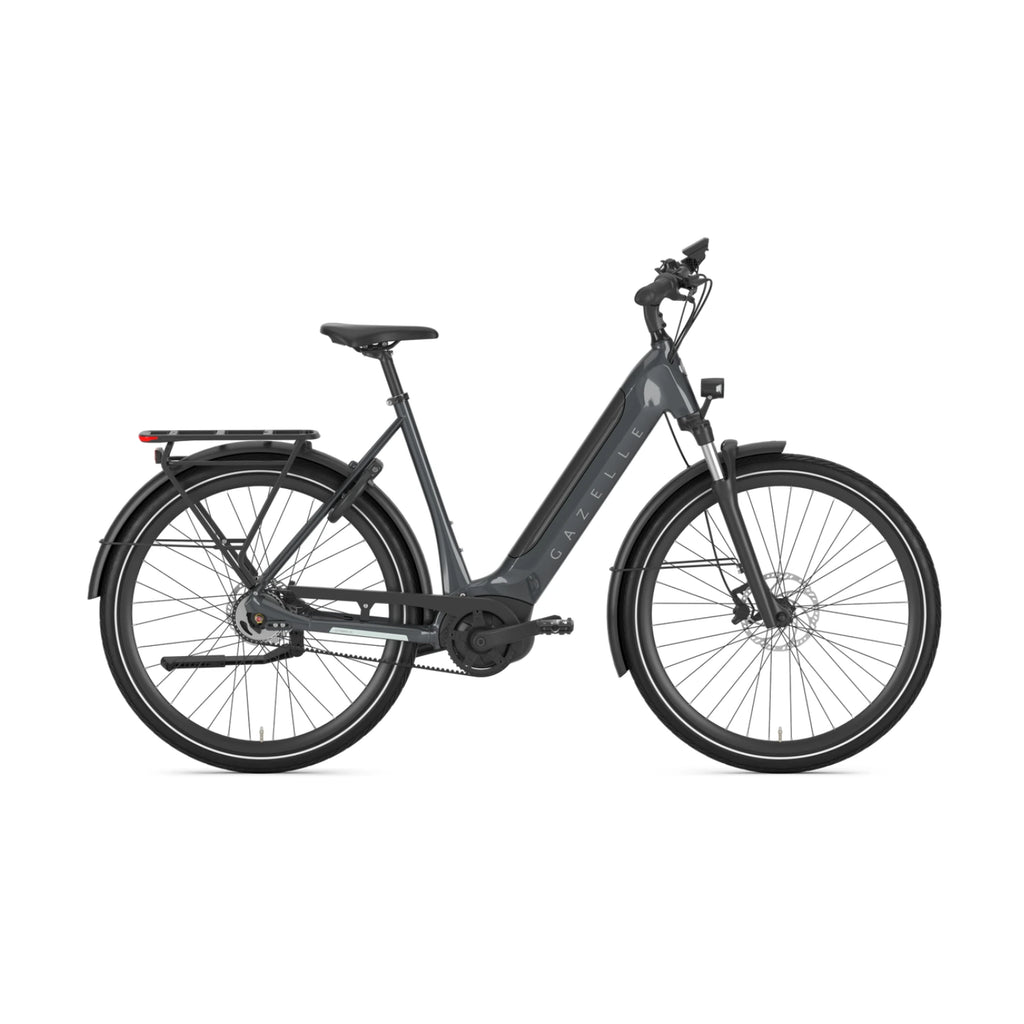 Gazelle Ultimate C5 HMB Dame - Anthracite | Elcykel | Cykelgruppen.dk